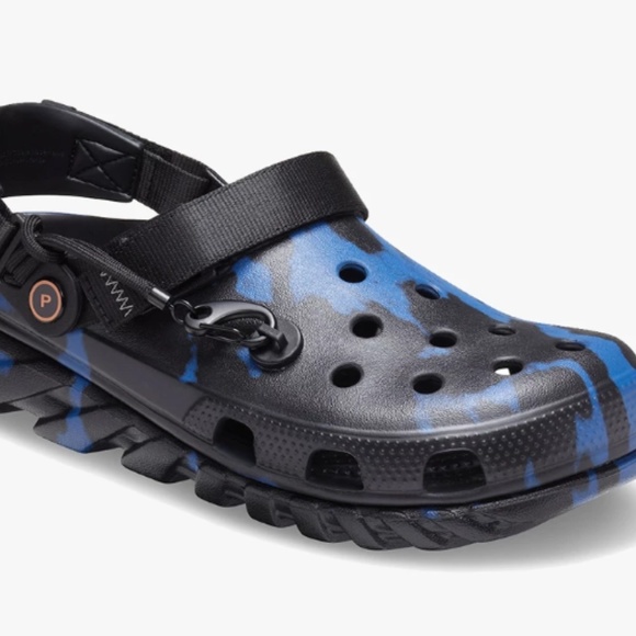 CROCS | Shoes | Brand New In Box Black And Blue Post Malone X Croc ...